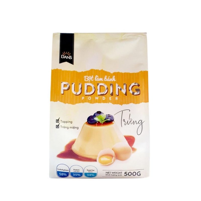 Bột Pudding Trứng Dans (500g) - Siêu Thị Dụng Cụ Bar và Cafe