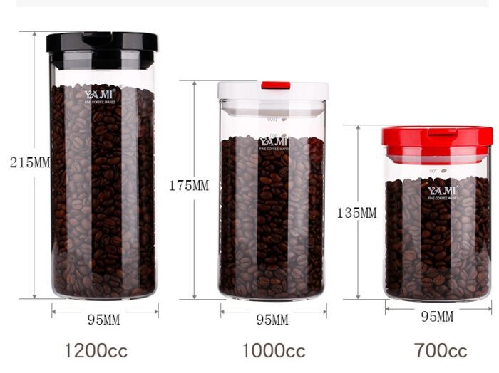 Glass Coffee Been Canister – Hộp Đựng Cà Phê 1000cc ym175 - Siêu Thị ...